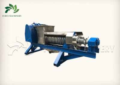 China 5.5kw Industrial Screw Press Machine with Shredder for Apple Juice Extraction and Food Waste Dewatering - 380V, 1-15T Capacity for sale