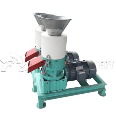 China Grass Wood Pellet Making Machine 40-2000kg/h Capacity with 6-12mm Adjustable Pellet Size for sale