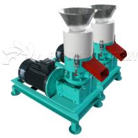 China Portable Electric Wood Pellet Making Machine with 40-2000 kg/h Output and 6-12mm Pellet Size Customization for sale