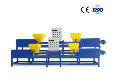 China Hot Press Chip Wood Block Making Machine 16Kw Power 5000×600×1300mm for Pallet Production for sale