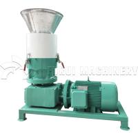 China Flat Die Wood Pellet Machine 40-2000 kg/h Output with CE Certification for Biomass Processing for sale