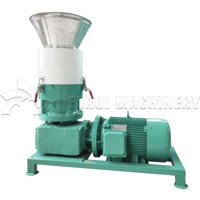 China Flat Die Wood Pellet Machine 40-2000 kg/h Output with CE Certification for Biomass Processing for sale