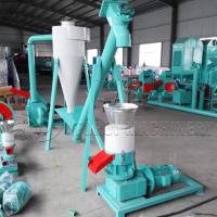 China Flat Die Wood Pellet Machine 40-2000 kg/h Output with CE Certification for Biomass Processing for sale