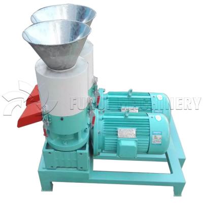 China CE Certified Flat Die Wood Pellet Machine with 40-2000 kg/h Capacity and 6-12mm Pellet Size Options for sale