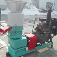 China Diesel Powered Pellet Mill Machine 40-2000kg/h Capacity with 6-12mm Adjustable Pellet Size for Livestock Feed for sale