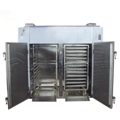China Stainless Steel Industrial Food Dehydrator Tray Dryer Machine 120kg Capacity with 0.45+15kW Power for sale