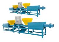 China Hot Press Pallet Block Making Machine 16Kw Power 1500kg Weight with 2 Forming Heads for Wood Waste Processing for sale