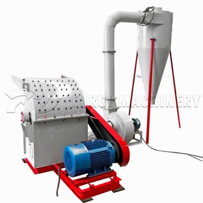 China Industrial Wood Crusher Machine with Hammer Mill Grinder for Sawdust Production - Compact Design for Small Biomass Plants for sale