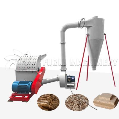 China Sugarcane Wood Chips Making Machine with Self-Suction Design - 22-30kw Motor, 600-1500kg/h Capacity for sale