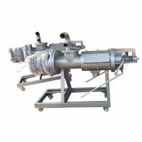 China Stainless Steel Manure Dewatering Machine 5-20 m³/h Capacity with 380V Motor for Solid Liquid Separation for sale
