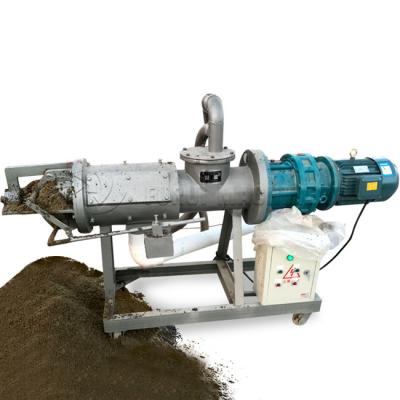 China Stable Performance Manure Dewatering Machine 5-20 m³/h Capacity with 380V Motor for Agricultural Waste Processing for sale