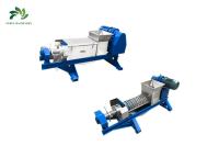 China Commercial Dewatering Screw Press Machine 5.5kW-22kW Power with 180-600mm Screw Diameter for Food Waste Processing for sale
