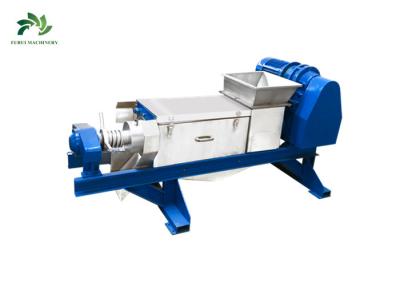 China 3Kw Horizontal Dewatering Screw Press Machine 200-500 Kg/H Capacity 304 Stainless Steel Food Waste Processing for sale