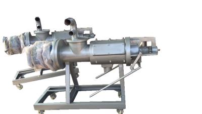 China Animal Manure Dewatering Machine 5-20 m³/h Capacity 380V Industrial Solid-Liquid Separator for sale