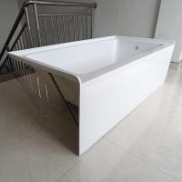 China American Style Apron Skirt Freestanding Acrylic Bathtubs 60