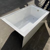 China American Style Apron Skirt Freestanding Acrylic Bathtubs 60