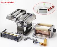 China Fettucini Lasagnette Spaghetti Pasta Roller Kit 430 Stainless Steel for sale