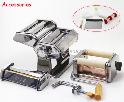 China Fettucini Lasagnette Spaghetti Pasta Roller Kit 430 Stainless Steel for sale
