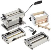 China Pasta Maker Deluxe Set By Cucina Pro Includes Spaghetti Fettucini Angel Hair Ravioli Lasagnette Attachments for sale