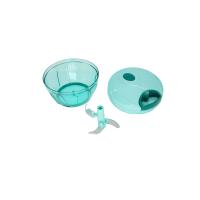 China Rust Resistant Kitchen Vegetable Chopper Pull String Food Processor With 4 Interchangeable Blades for sale