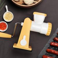 China Sanitary Samona Fish Plastic Manual Meat Grinder 2.5L For Mincing Filling Sausage for sale