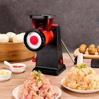China Sanitary Samona Fish Plastic Manual Meat Grinder 2.5L For Mincing Filling Sausage for sale