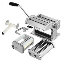 China Spaghetti Sustainable Pasta Machine Set Nickel Plated Silver Manual OEM for sale