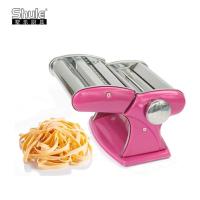 China Detachable Manual Pasta Maker 430 Stainless Steel Pasta Maker Streamline for sale