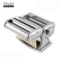 China Detachable Manual Pasta Maker 430 Stainless Steel Pasta Maker Streamline for sale