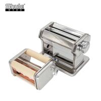 China Ravioli Dough Household Shule Pasta Maker Machine Detachable 430 SS Carbon Steel for sale