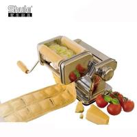 China Ravioli Dough Household Shule Pasta Maker Machine Detachable 430 SS Carbon Steel for sale