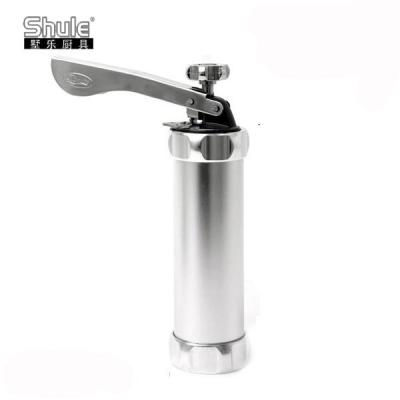 China Shule Manual ABS Biscuit Press Machine Silver Golden Pink Black for sale