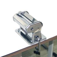 China Rubber SS Dough Sheet Pasta Roller Machine Shule With Detachable Motor for sale