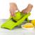 China Shule Plastic Vegetable Slicer 5 In 1 Mandoline Slicer Julienne Blade for sale