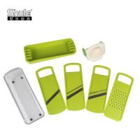 China Manual Multifunctional Mandoline Slicer With Container 30*11.5*8CM for sale