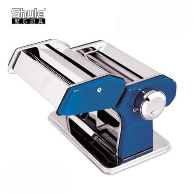 China Shule 150mm Small Hand Operated Stainless Steel Manual Noodle Making Machine for sale