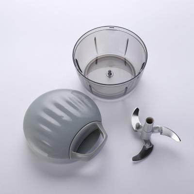 China Manual Plastic Hand Held Vegetable Chopper Multifunctional Veggie Cutter Chopper for sale