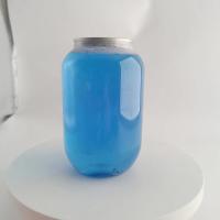 China 500ml PET Can Bottle with Aluminum Lid Customized Logo for Juice Bubble Tea for sale