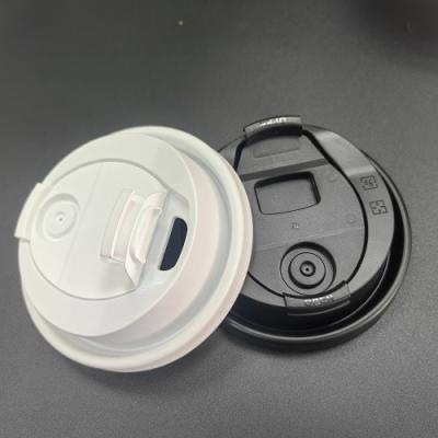 China Wholesale Disposable Coffee Cup Lid 89mm PP PS PET Clear Transparent Take Away Cover for sale
