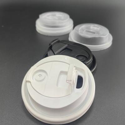 China Disposable Plastic Coffee Cup Lids for Hot Cold Drinks 2.5-22oz PP PS PET for sale