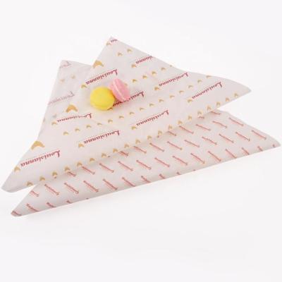 China Food Grade Greaseproof Burger Wrapping Tissue Paper 14-80gsm Custom Size for sale
