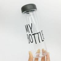 China 250ml 450ml 500ml PET Customized Transparent Square Plastic Juice Coffee Tea Beverage Bottle with Cap for sale