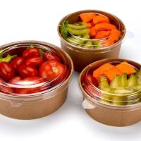 China Recyclable 32 Oz Rectangular Paper Takeaway Box for Cold Foods for sale