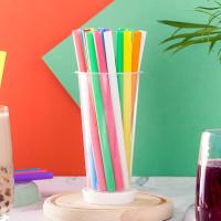 China Eco-Friendly Plastic and Paper Straws 100-Pack Biodegradable Compostable for Hot and Cold Drinks for sale