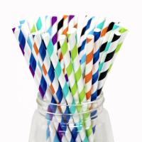 China Eco-Friendly Plastic and Paper Straws 100 Pack for Hot and Cold Drinks Durable Disposable for sale