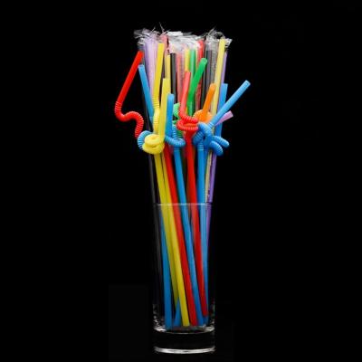 China Custom Logo Eco-Friendly Plastic and Paper Straws 100 Pack Biodegradable Flexible Drinking Straws for sale
