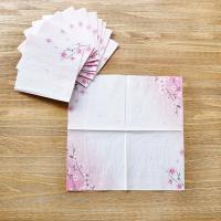 China Custom Printed Disposable Napkins 1-4 Layer Bamboo Pulp Paper Cocktail Beverage Napkins for Restaurant for sale