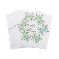 China Custom Logo Printed 2 Ply Paper Napkins 20x20cm for Wedding Party Restaurant Wholesale for sale