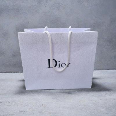 China Custom Logo Paper Gift Bags 250gsm Luxury Shopping Bags with Handles for Small Business Retail for sale
