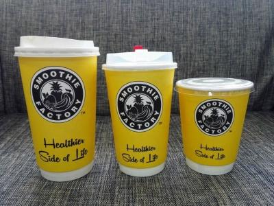 China CONDON 12OZ 16OZ Disposable Paper Cup FDA Certified Bulk Custom Printing Leakproof Hot Cold Drink for sale